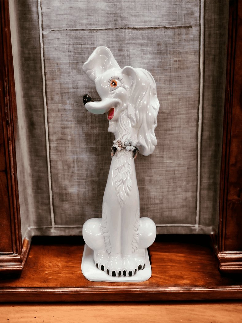 Capodimonte Dog Statue, 1960s for sale at Pamono