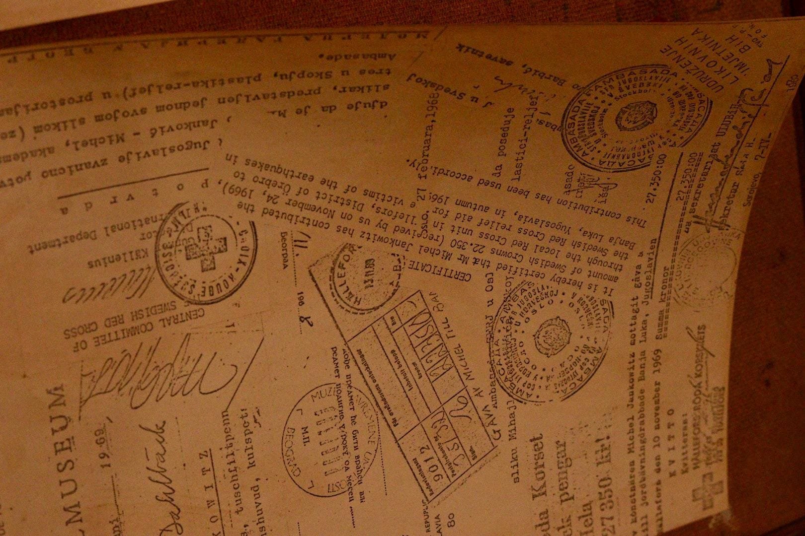 Michel Jankowitz, Ruins, 1960s, Oil on Panel, Framed for sale at Pamono