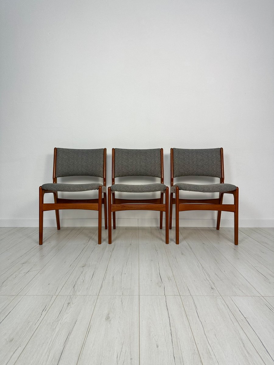 Vintage Danish Teak Dining Chair by Erik Busch for Anderstrup ...