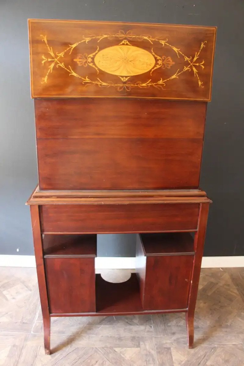 Edwardian Campaign Writing Desk, 1920s for sale at Pamono