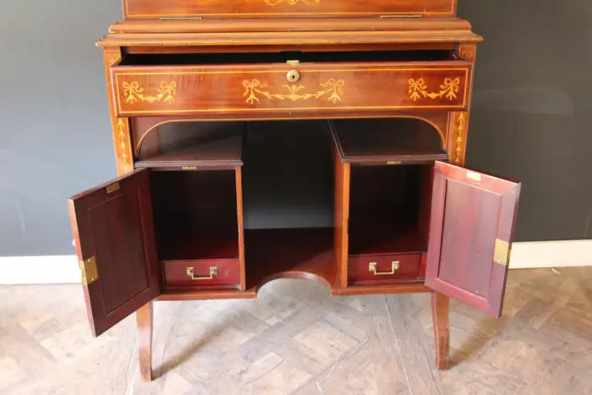 Edwardian Campaign Writing Desk, 1920s for sale at Pamono