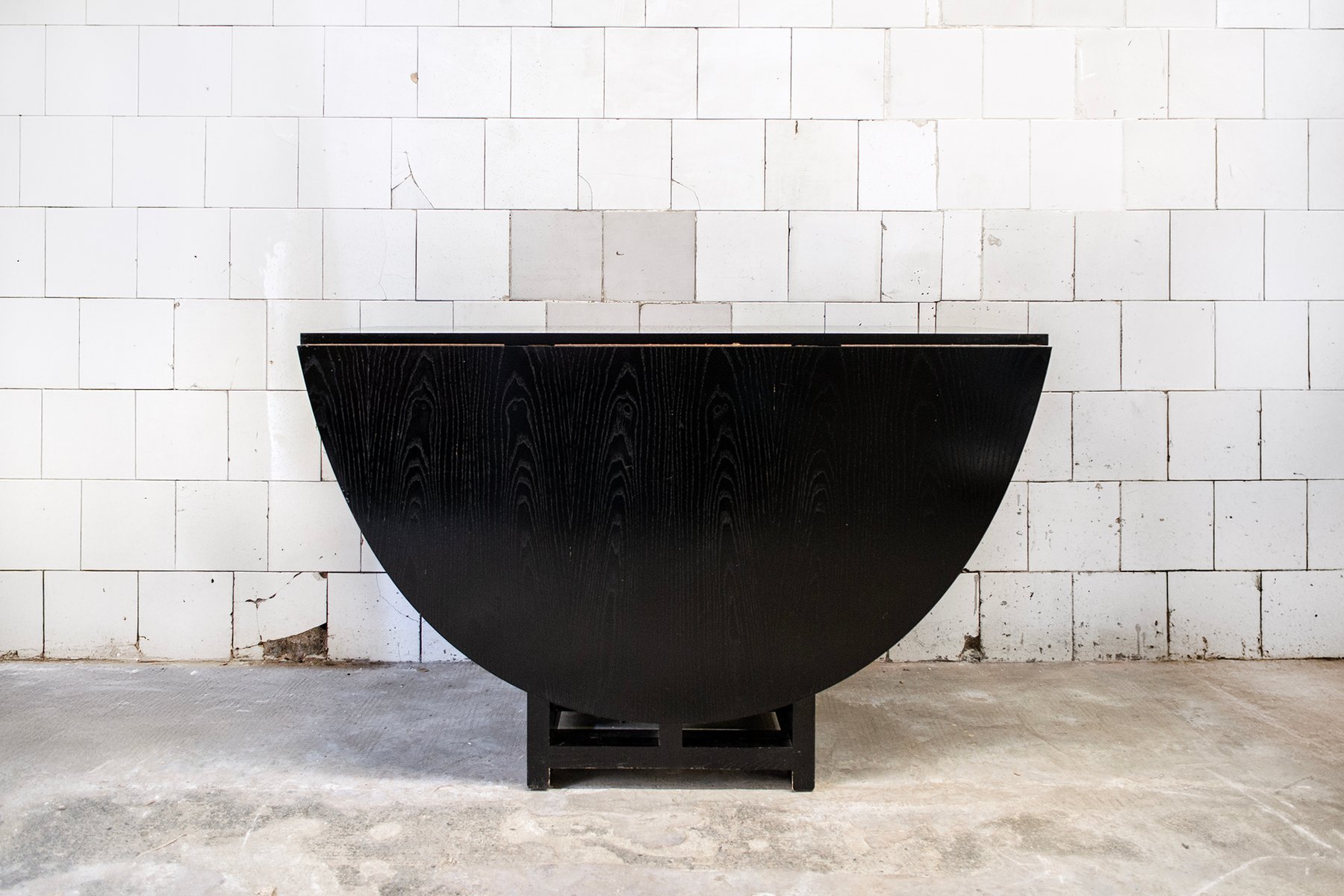 Oval Table Console DS1 by Charles Rennie Mackintosh for Cassina, 1975 ...