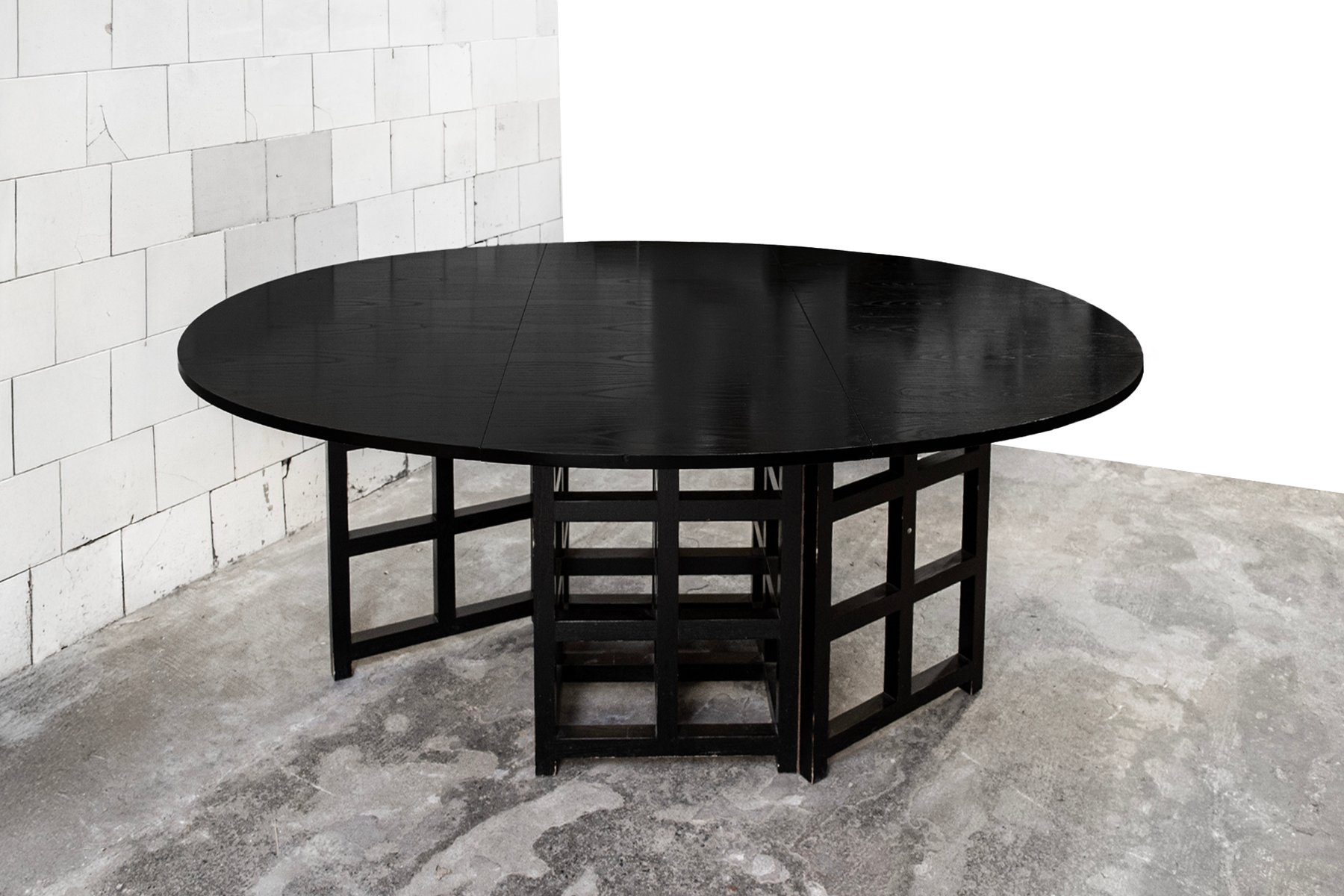 Oval Table Console DS1 by Charles Rennie Mackintosh for Cassina, 1975 ...