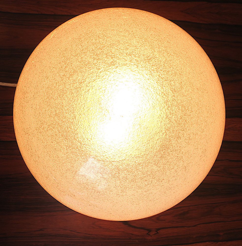 Italian Dome Ceiling Light in Frosted Murano Glass from Mazzega, 1960s ...