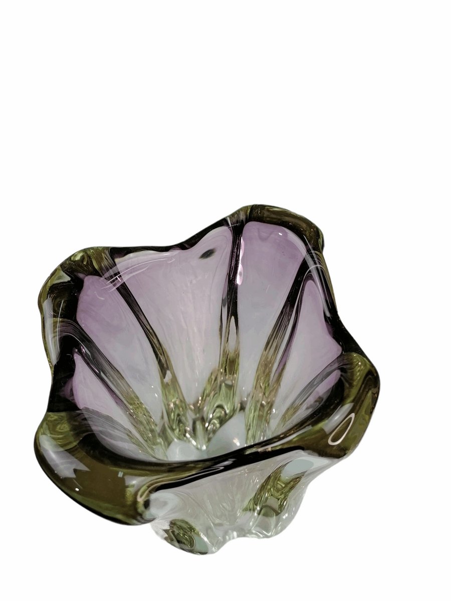 Murano Glass Vase attributed to Seguso, 1950s for sale at Pamono