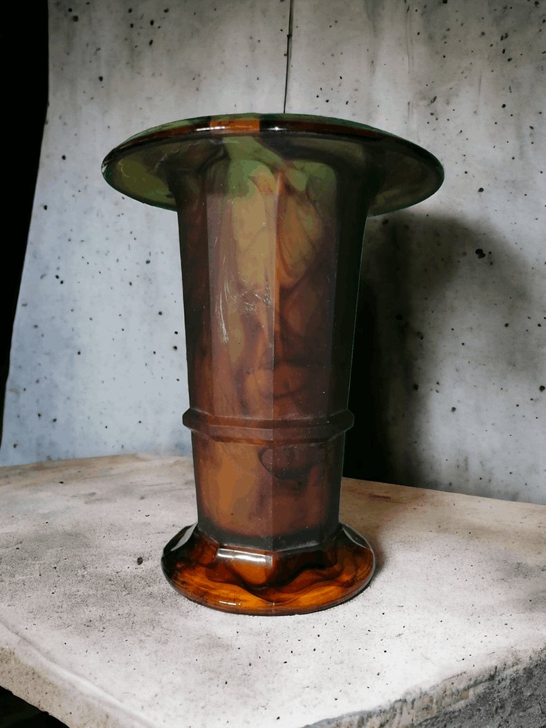 Art Deco Vase by George Davidson for sale at Pamono