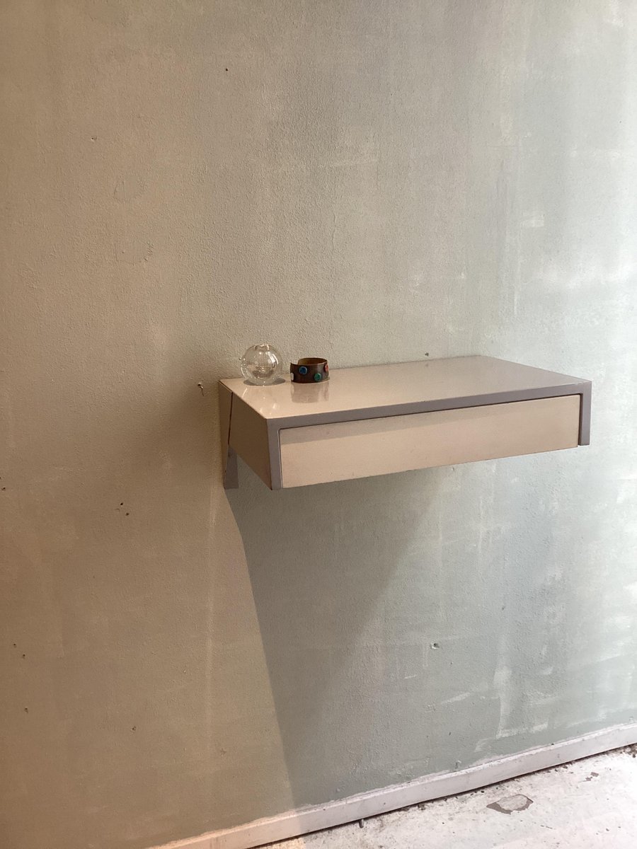 Dutch Type DD01 Wall Mounted Drawer Table by Martin Visser, 1960s for ...