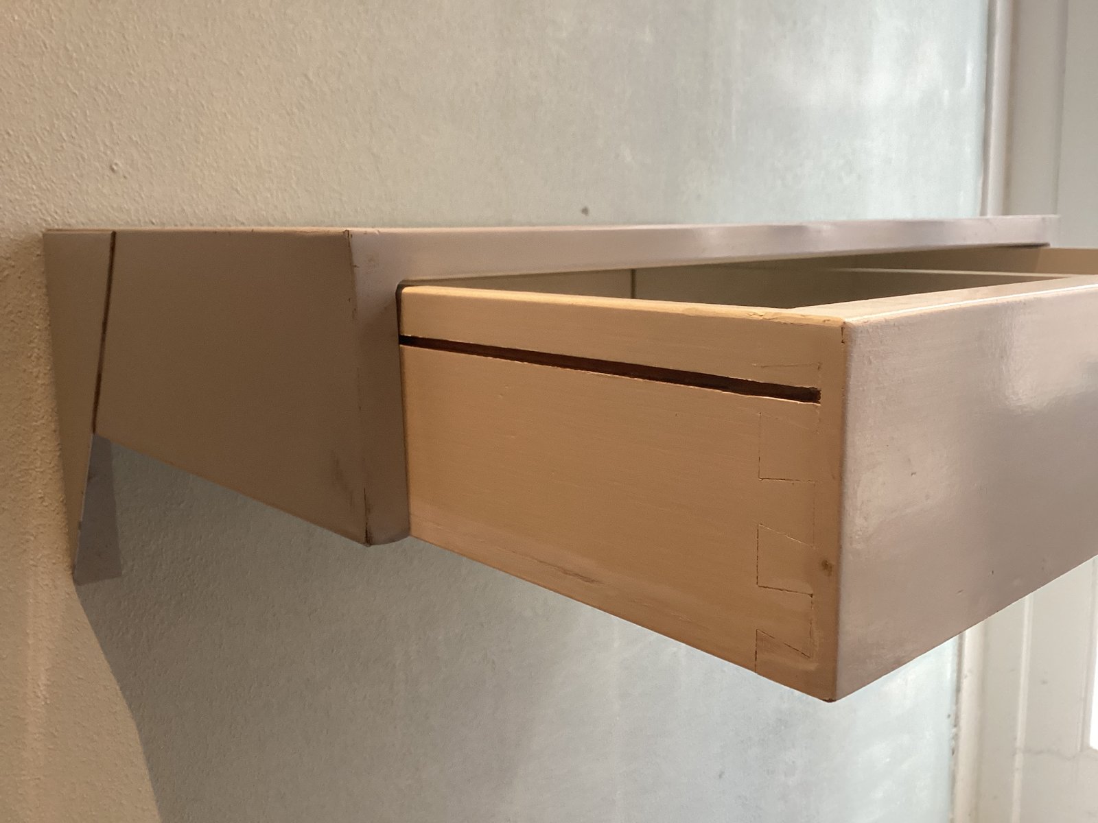 Dutch Type DD01 Wall Mounted Drawer Table by Martin Visser, 1960s for ...