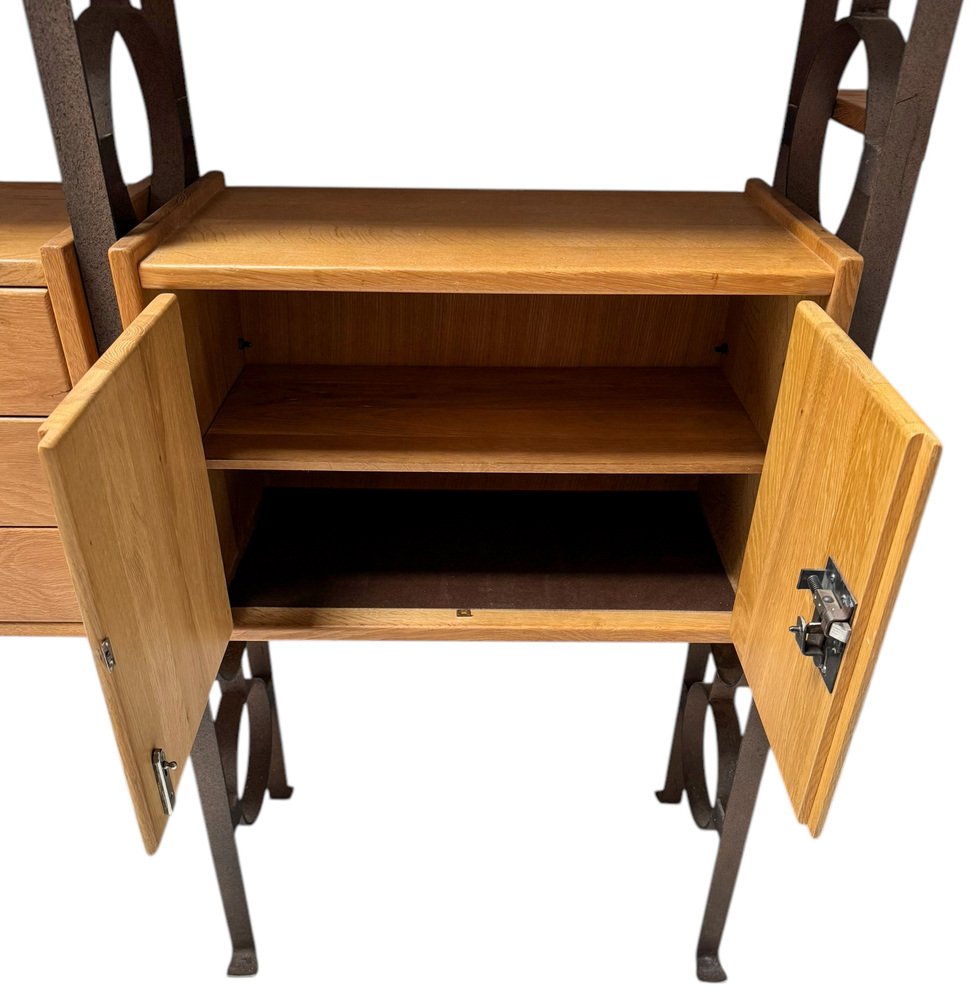 Brutalist Modern Freestanding Modular Wall Unit, 1980s, Set of 11 for ...