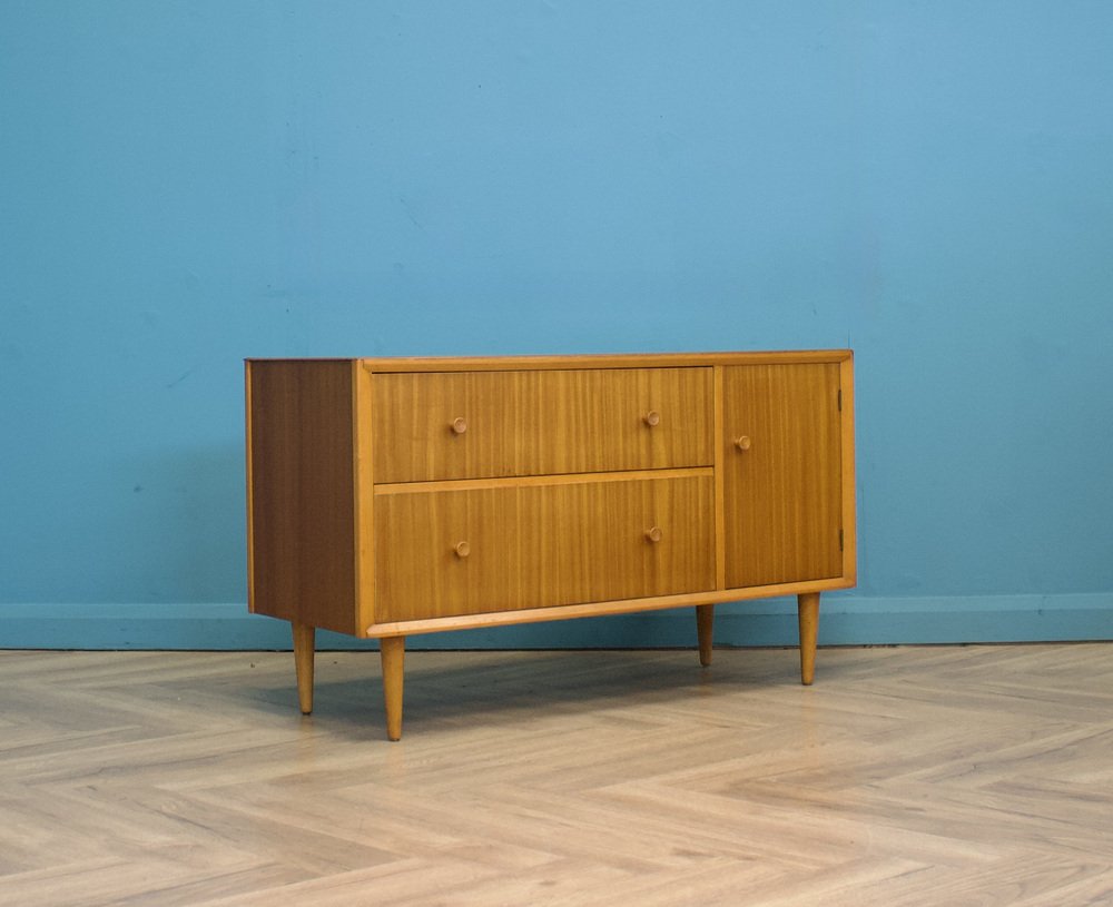 Mid Century Teak Compact Sideboard from CWS, 1960s for sale at Pamono