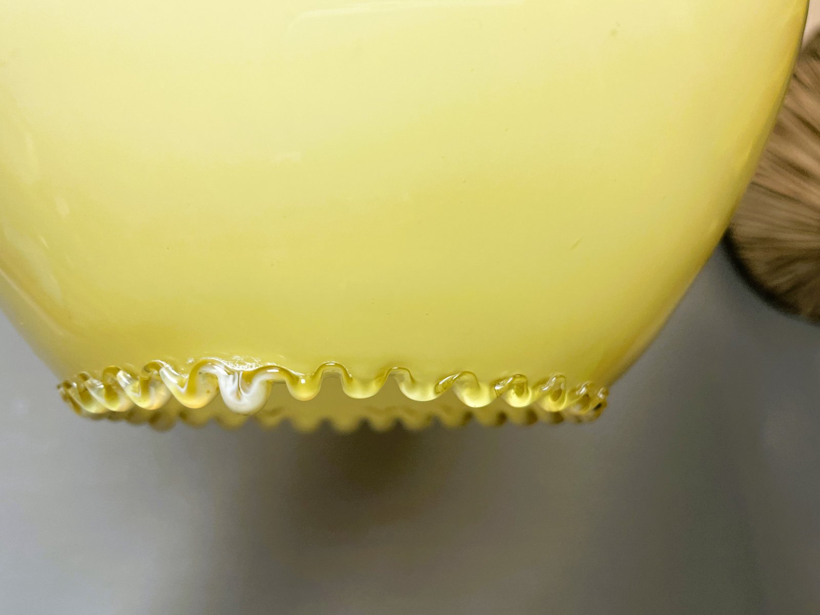 Mid-Century Yellow Opaline Pear Shaped Hanging Lamp, 1960s for sale at ...