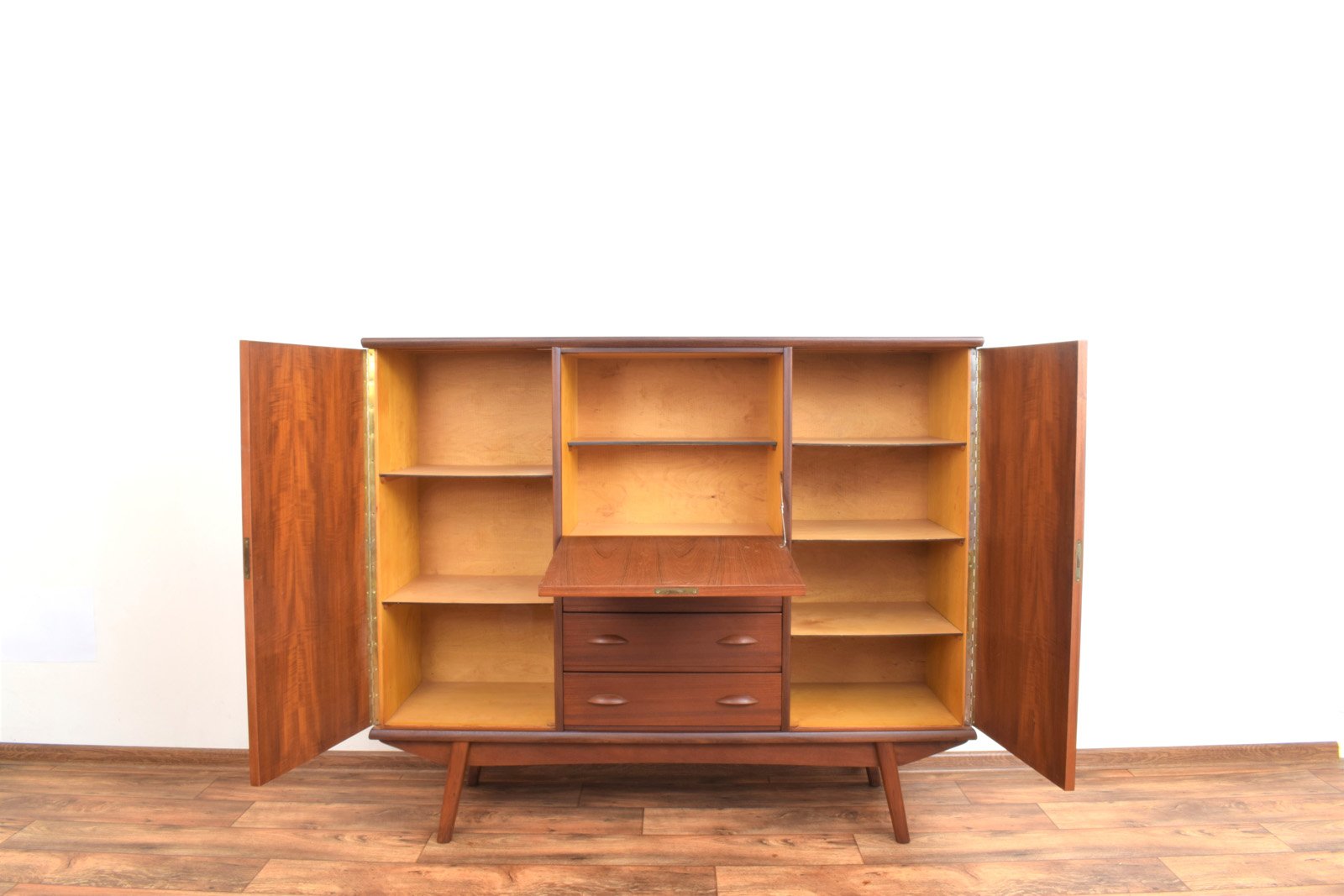 Mid-Century Modern Danish Teak Highboard, 1960s for sale at Pamono