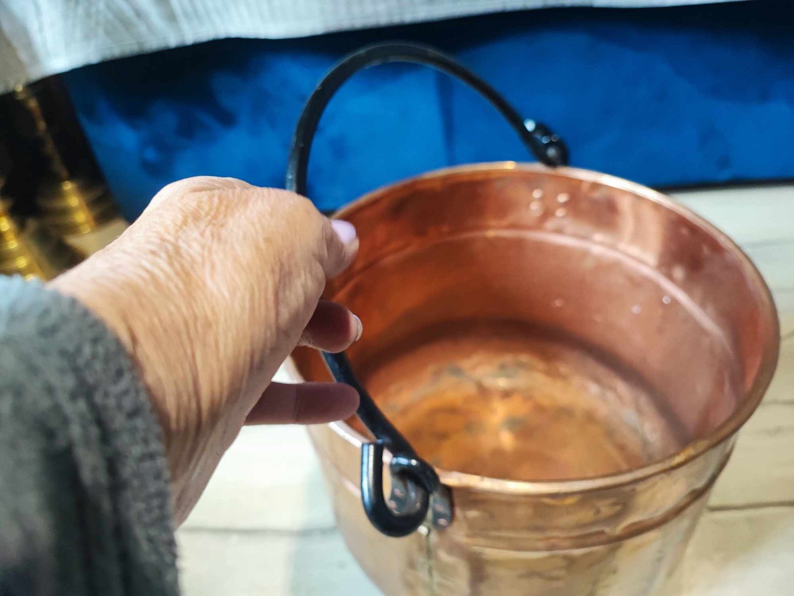 Art Deco Copper Container, 1940s for sale at Pamono