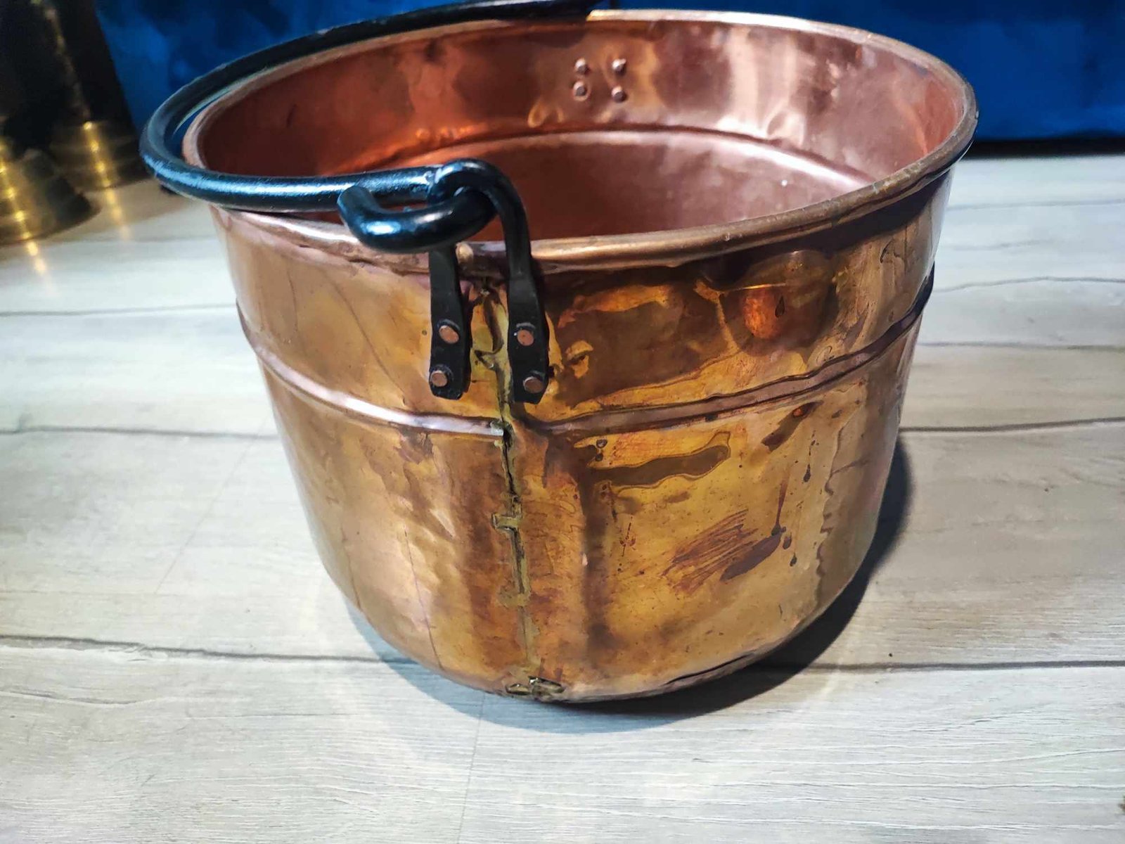 Art Deco Copper Container, 1940s for sale at Pamono