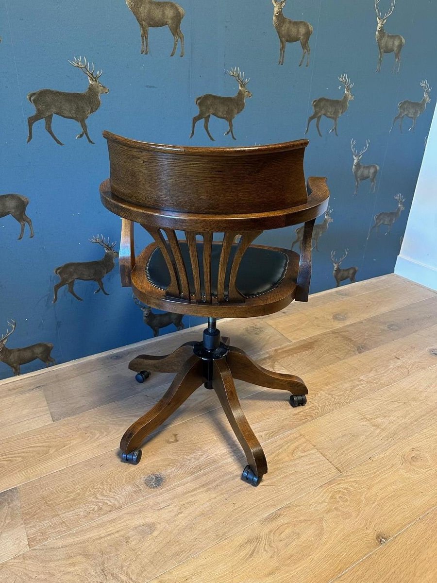 Oak Office Chair, 2000s for sale at Pamono