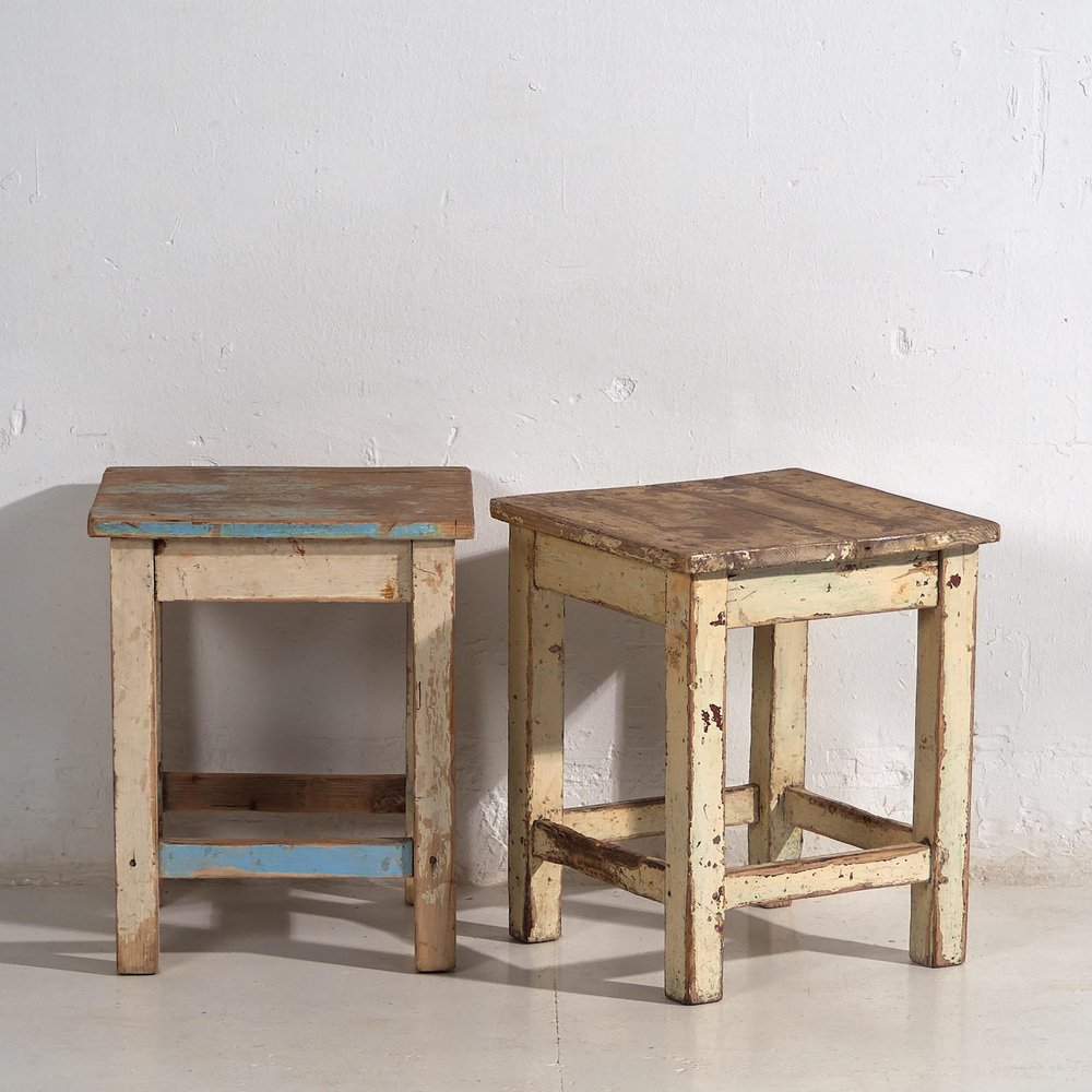 Vintage Side Tables, 1920, Set of 2 for sale at Pamono
