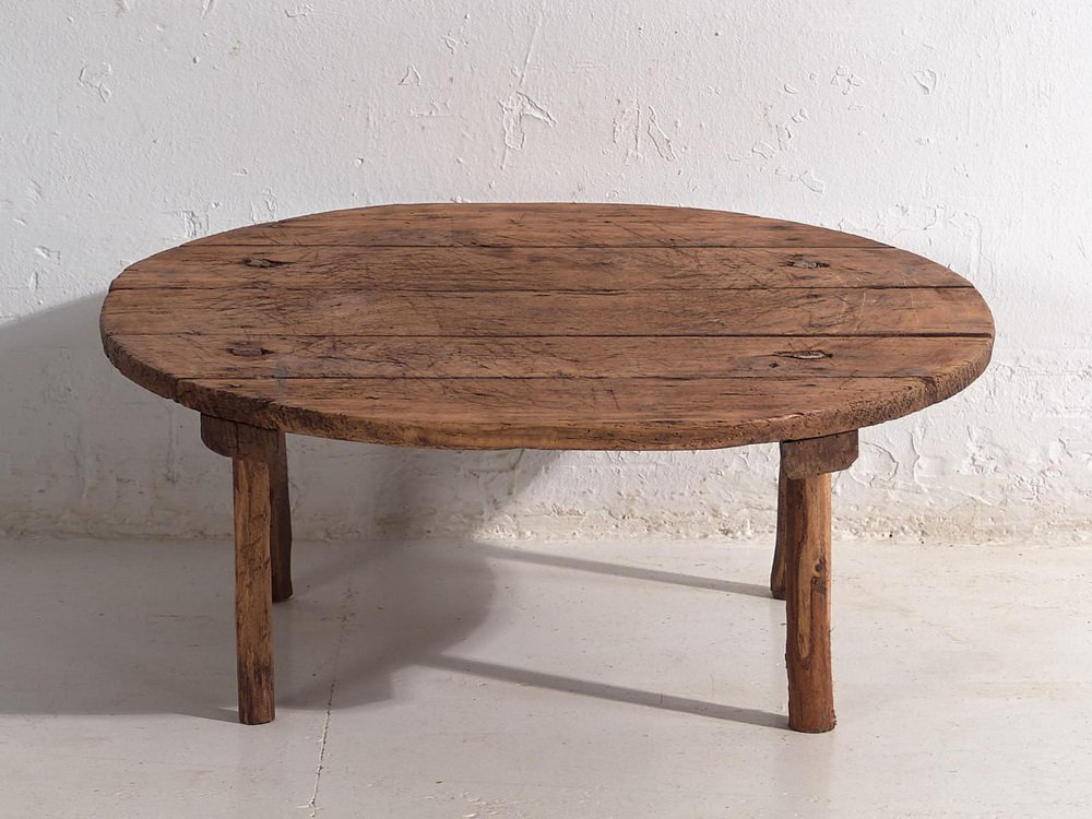 Antique Round Table, 1900 for sale at Pamono