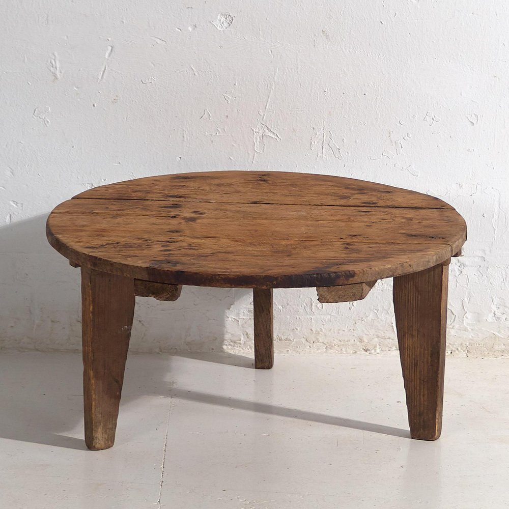 Vintage Round Side Table, 1920 for sale at Pamono