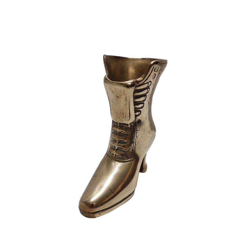 Vintage Brass Boot, 1970s for sale at Pamono