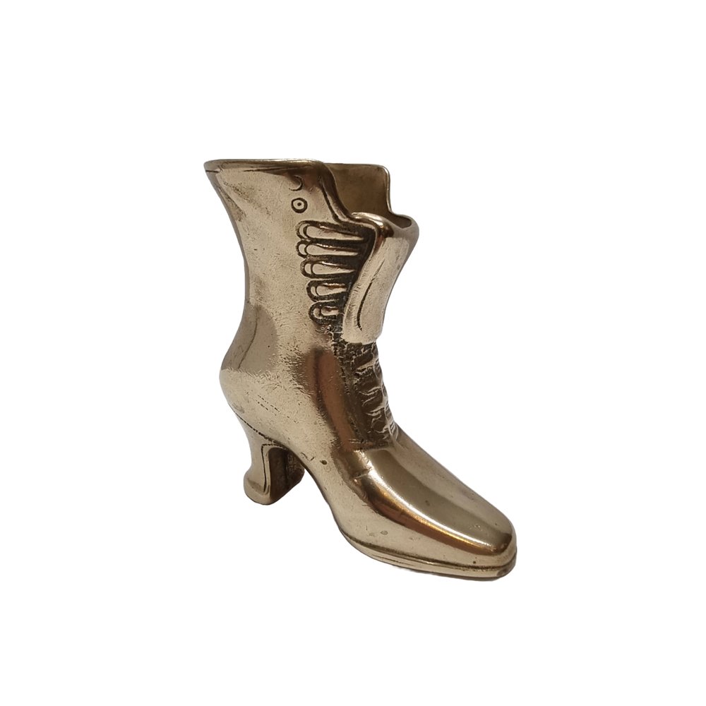 Vintage Brass Boot, 1970s for sale at Pamono