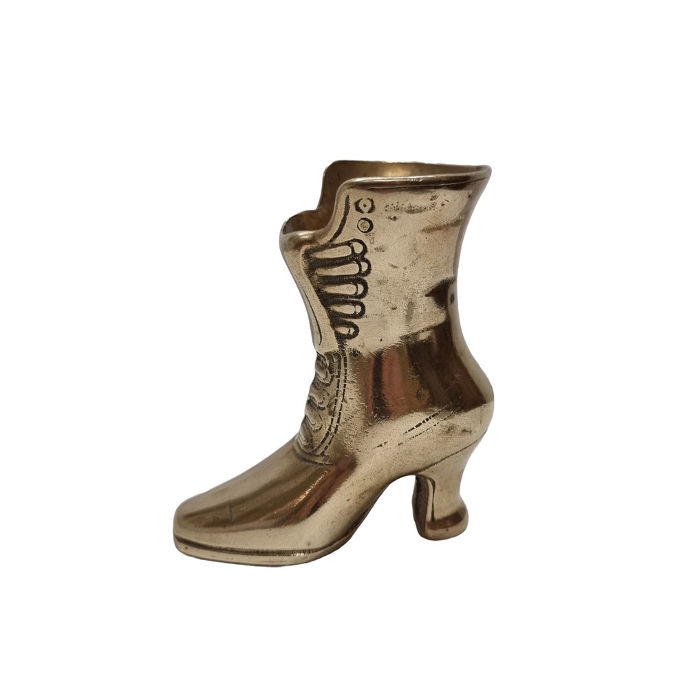 Vintage Brass Boot, 1970s for sale at Pamono