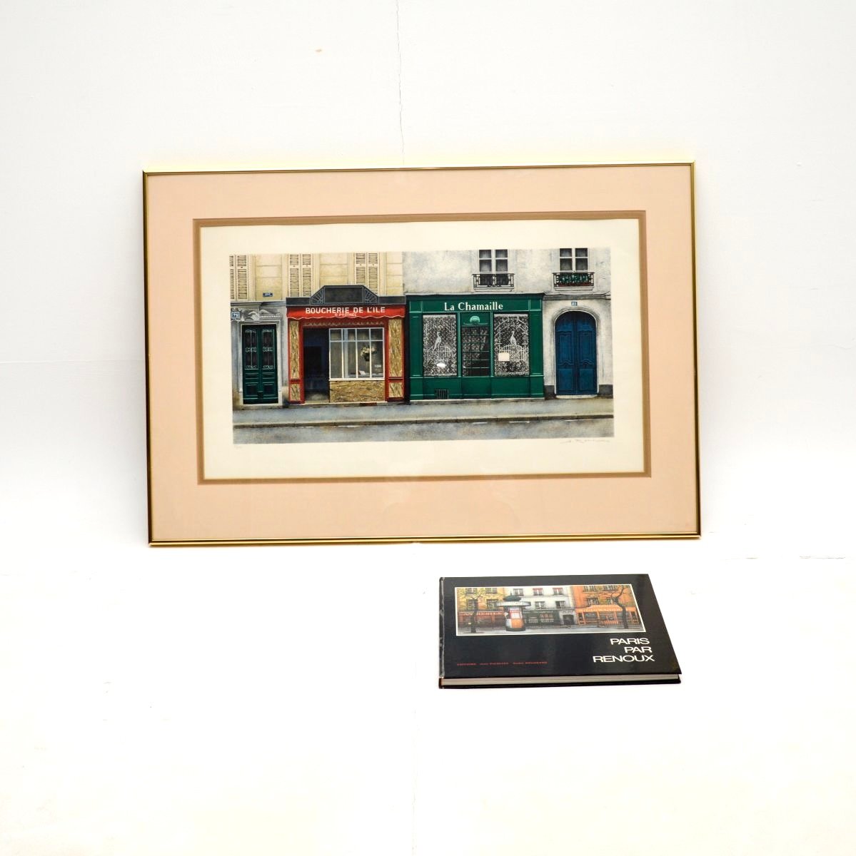 Andre Renoux, 1976, Lithograph, Paper, Framed for sale at Pamono