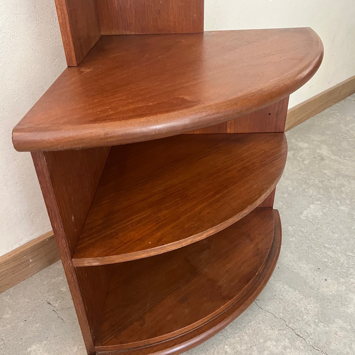 Vintage Wooden Corner Buffet for sale at Pamono