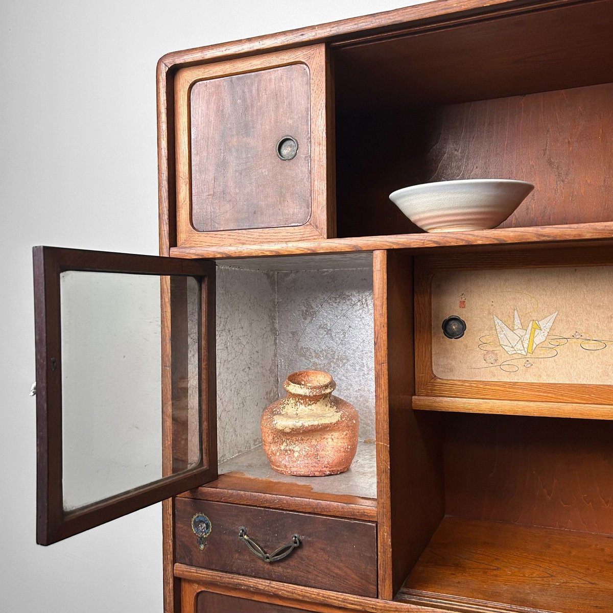 Vintage Japanese Cha Tansu Tea Cabinet, 1920s for sale at Pamono