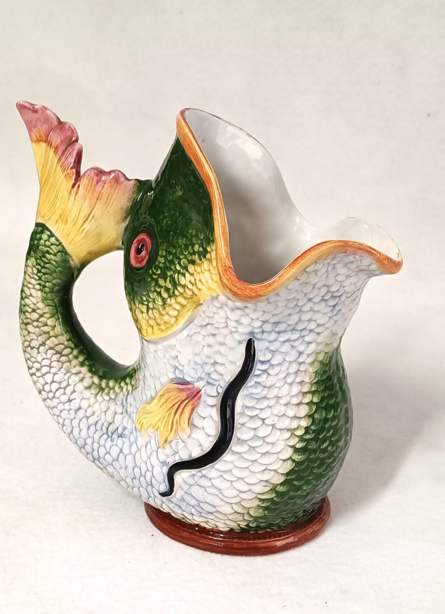 Fish-Shaped Ceramic Jug, 1970s for sale at Pamono