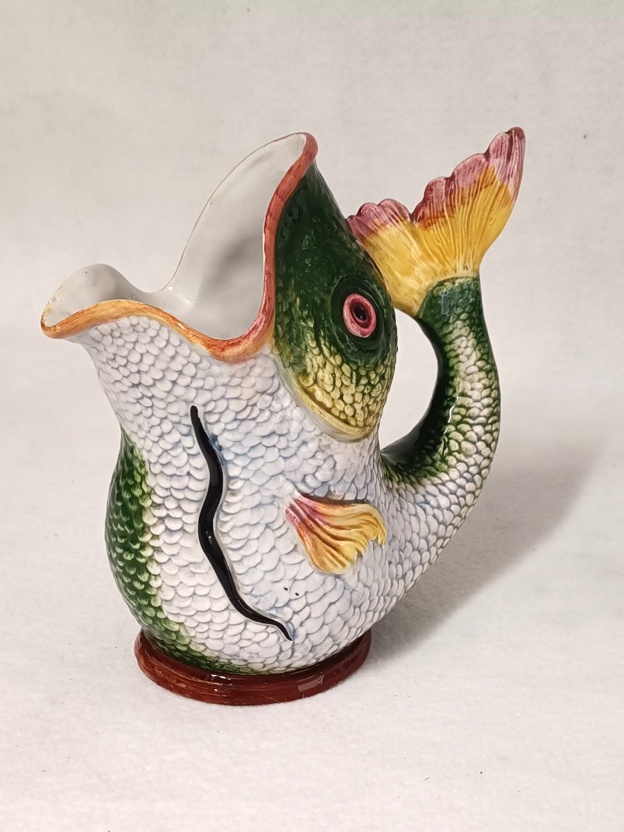 Fish-Shaped Ceramic Jug, 1970s for sale at Pamono