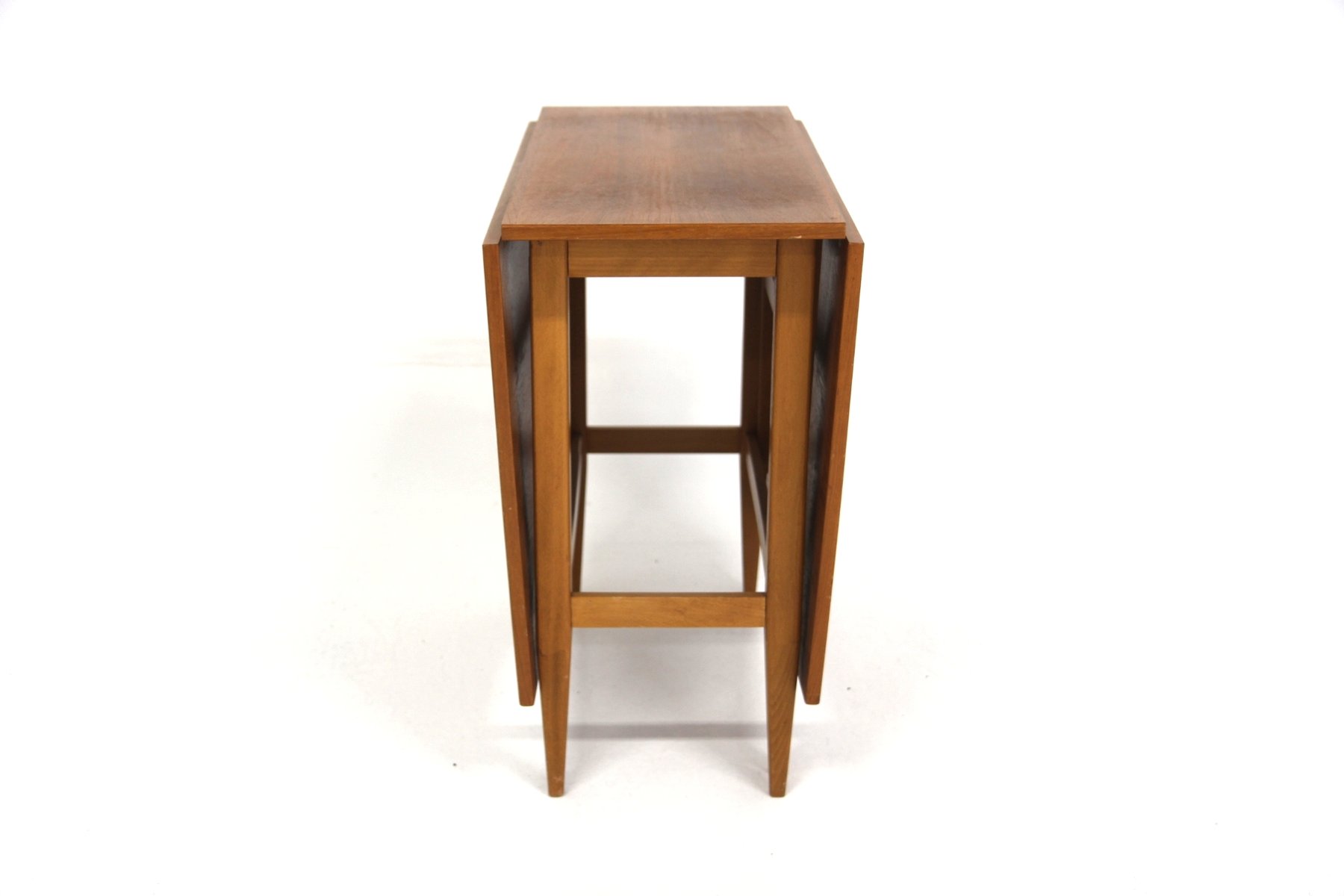 Teak Hinged Dining Table, Sweden, 1950s for sale at Pamono
