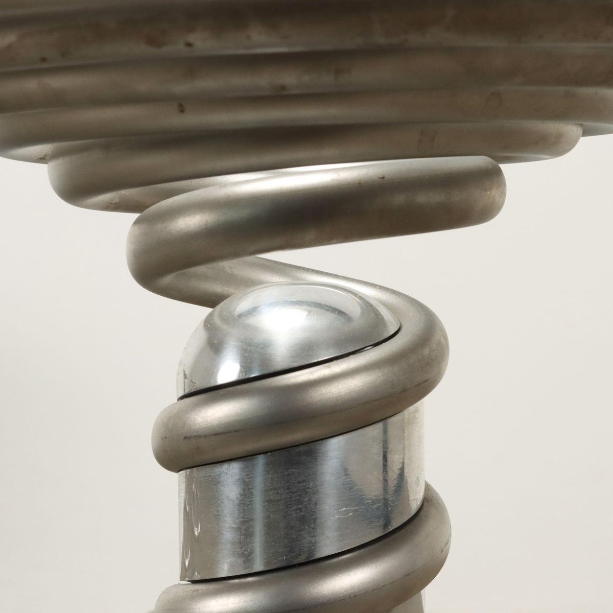Vintage Screw Stools in Aluminium Metal attributed to Ron Arad for ...
