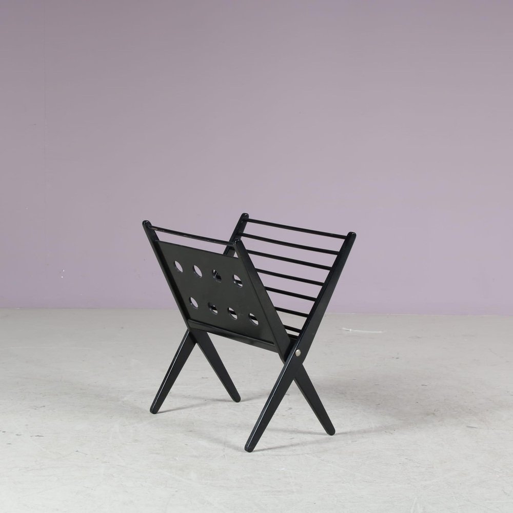Vintage Dutch Folding Magazine Rack by Cees Braakman for Pastoe, 1950s ...