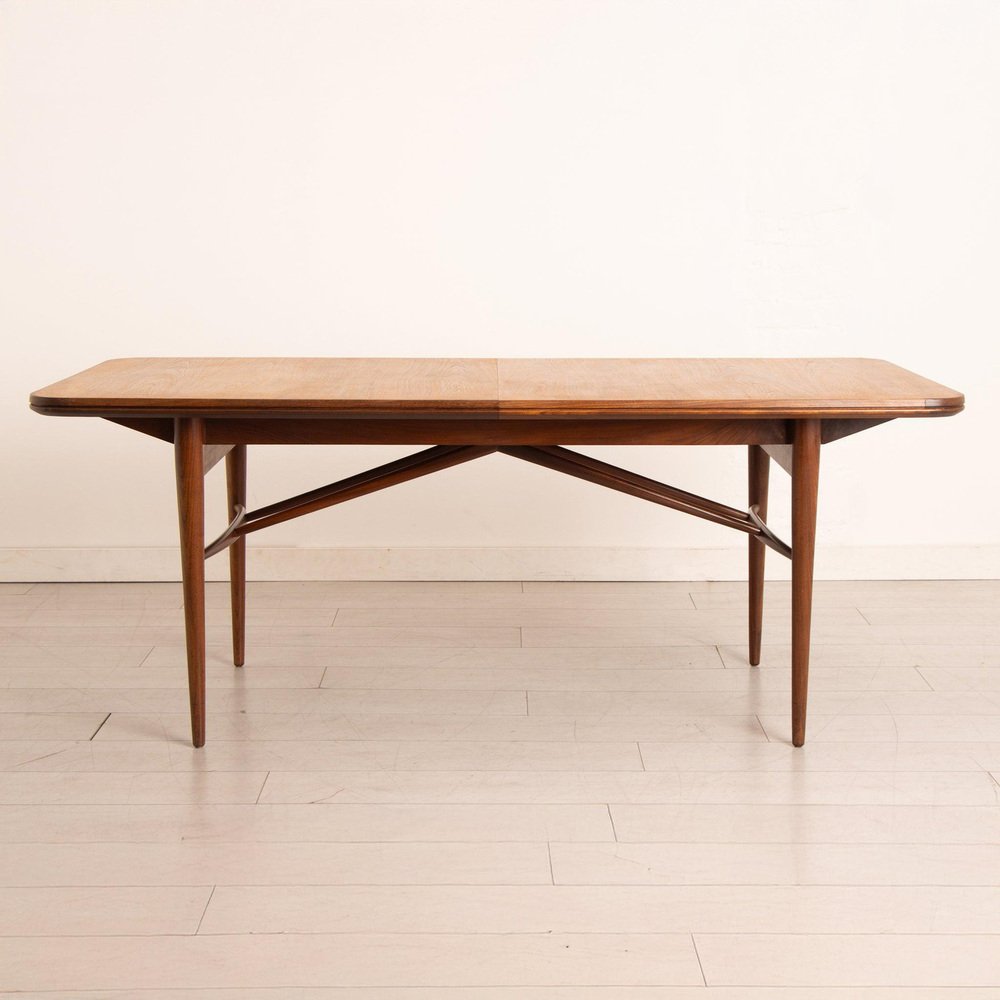 Mid-Century Extendable Teak Dining Table by Robert Heritage for Archie ...