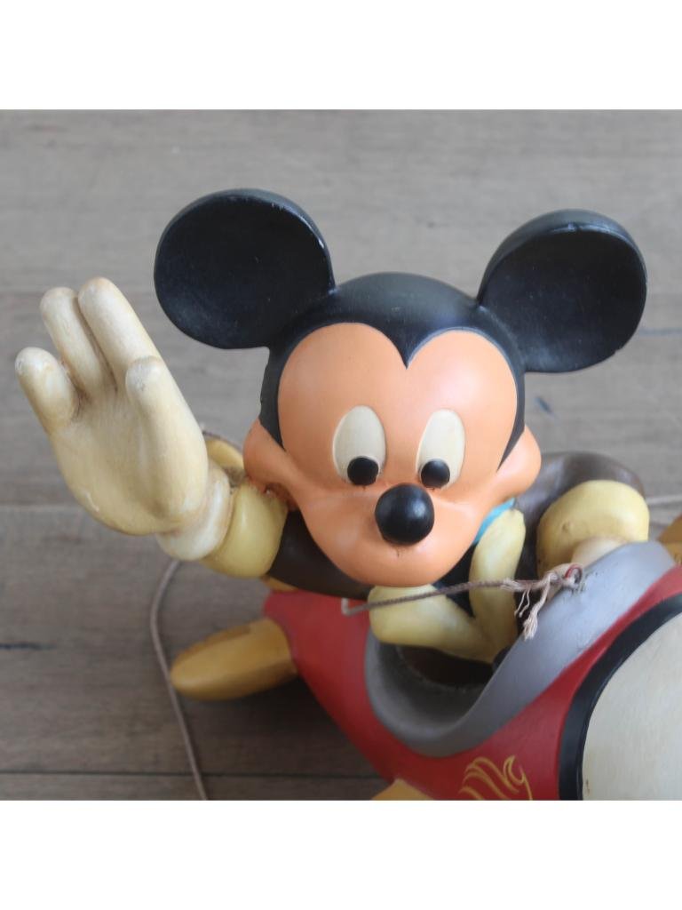 Mickey Mouse in Airplane, 1980s for sale at Pamono