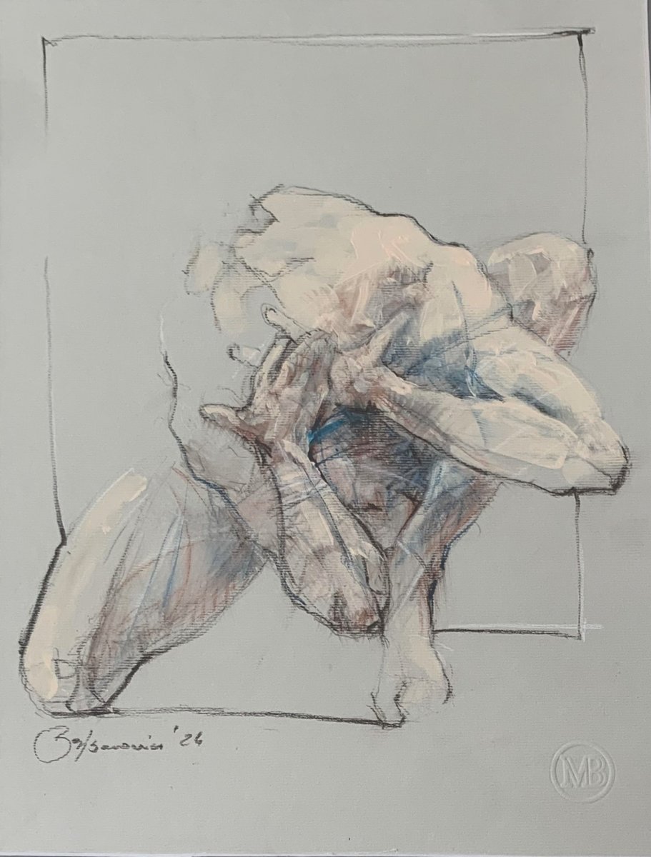 Michal Bajsarowicz, Desnudo, 2024, Dibujo en papel en venta en Pamono