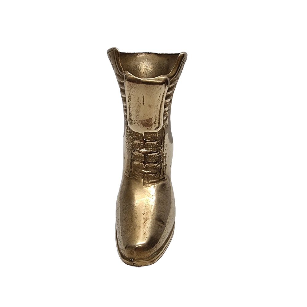 Vintage Brass Victorian Boot, 1970s for sale at Pamono