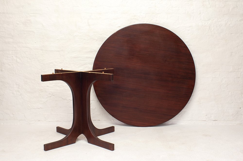 Round Dining Table with Profiled Edges, Italy for sale at Pamono
