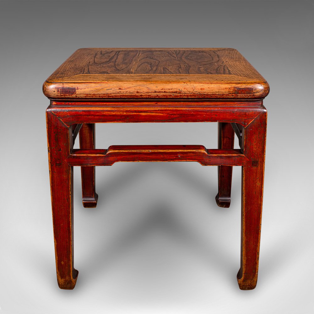 Antique Japanese Chabudai Table in Elm, 1900 for sale at Pamono