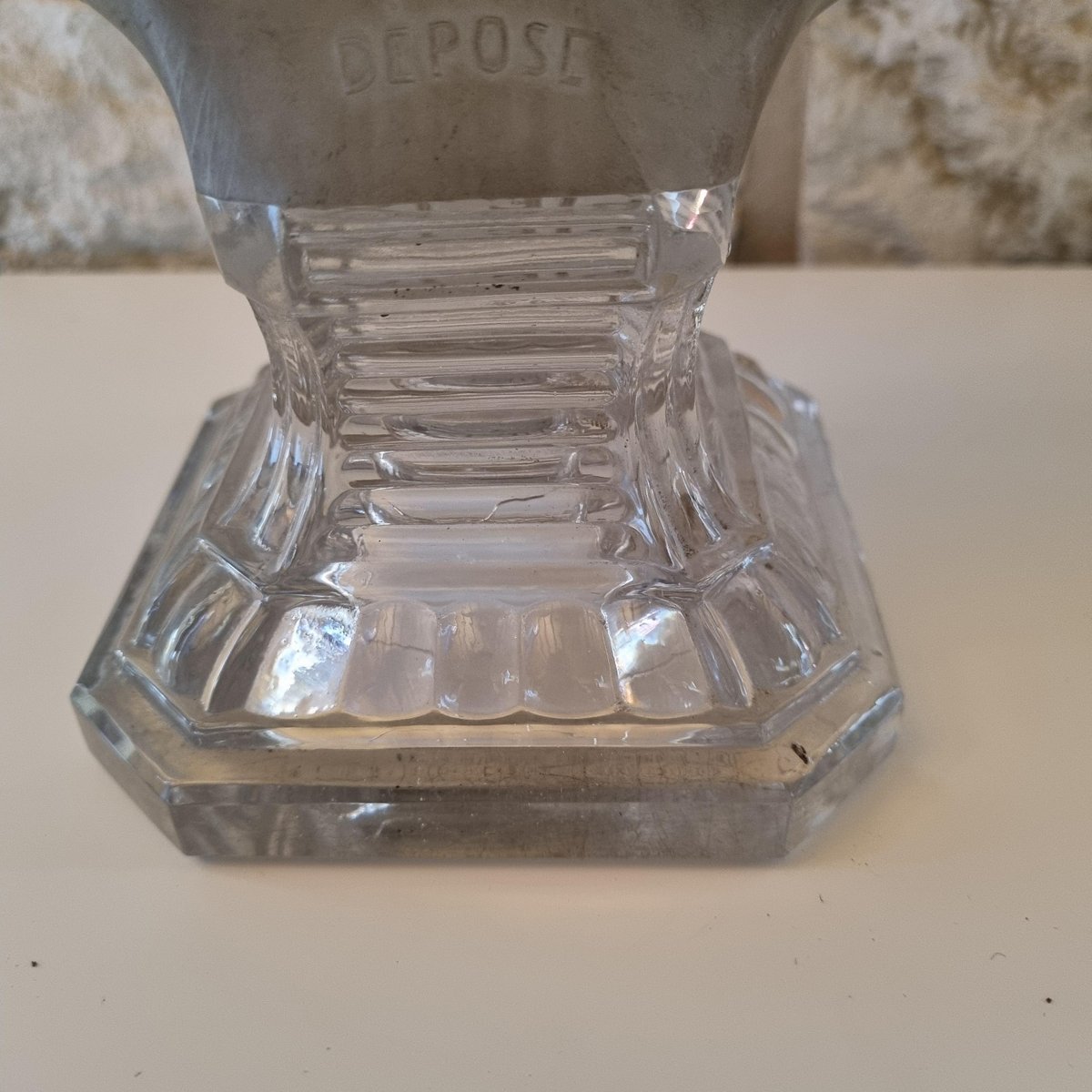 Ancient Crystal Bust of St Louis Pope Pius IX, 1890s for sale at Pamono