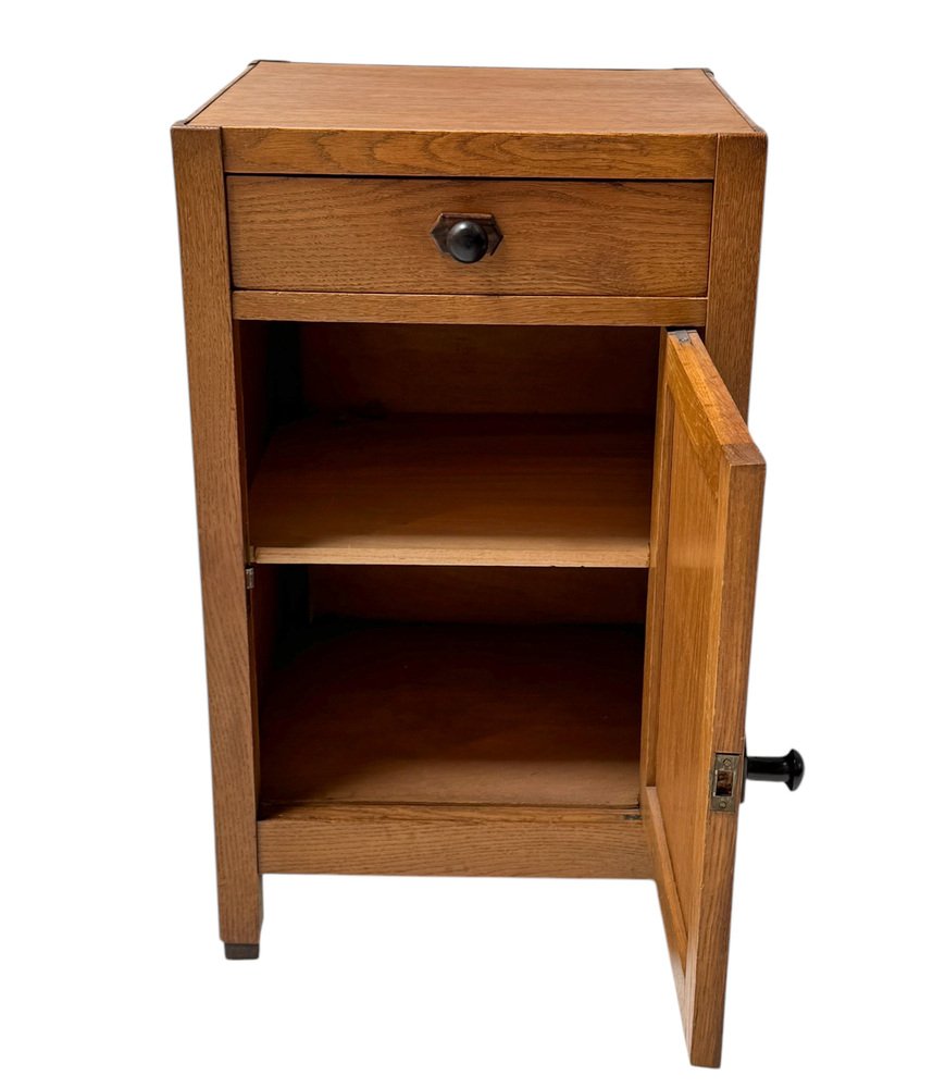 Art Deco Amsterdamse School Bedside Table, 1920s for sale at Pamono