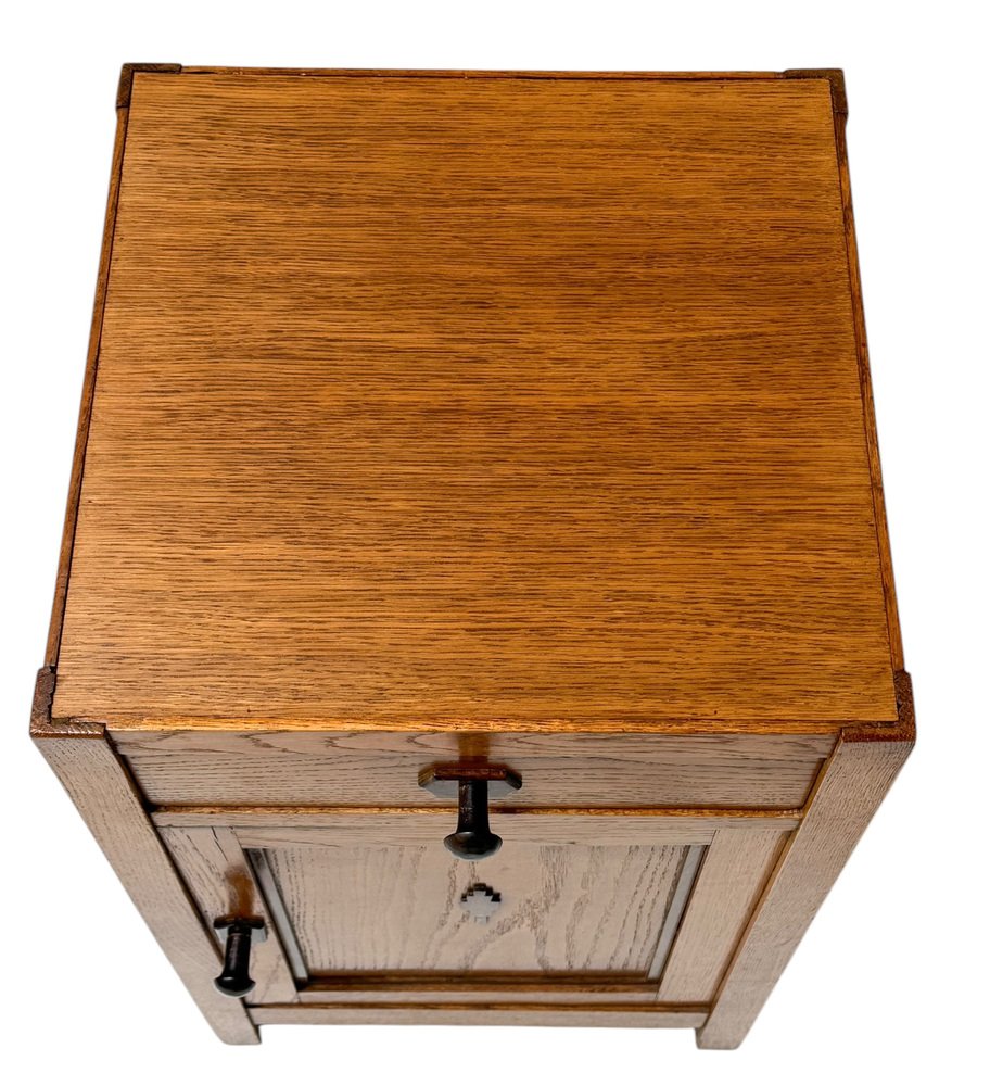 Art Deco Amsterdamse School Bedside Table, 1920s for sale at Pamono