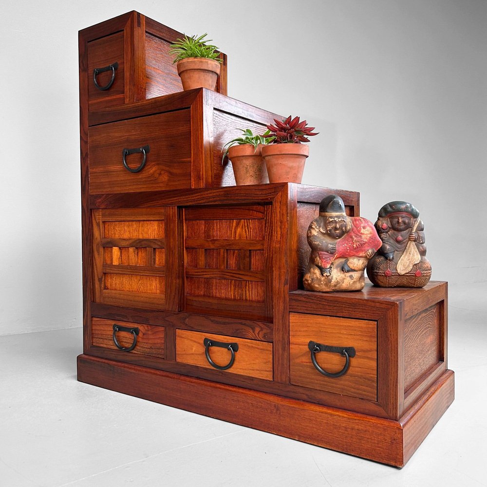 Vintage Japanese Kaidan Dansu Step Chest, 1970s-1980s for sale at Pamono