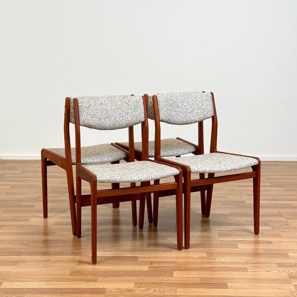 Dining Chair in Teak by Knud Andersen for JCA Jensen Indh, Aarhus, Denmark, 1950s-1960s for sale ...