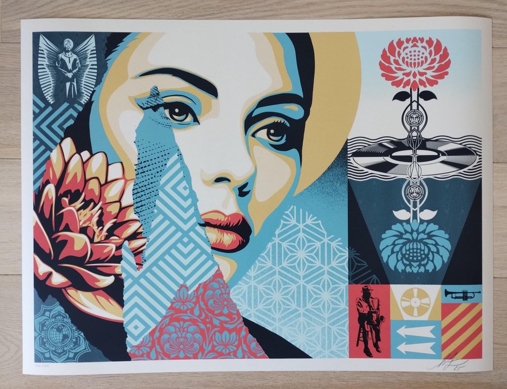 Shepard Fairey (Obey), Harmonious Elements, 2025, Screenprint for sale ...