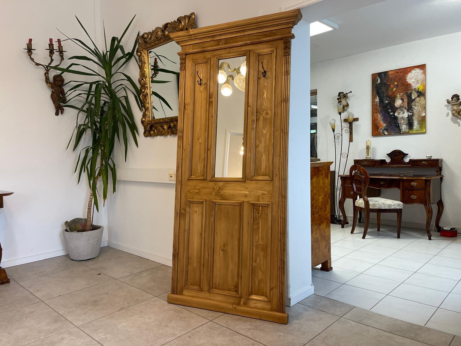 Wooden Farmehouse Wardrobe for sale at Pamono