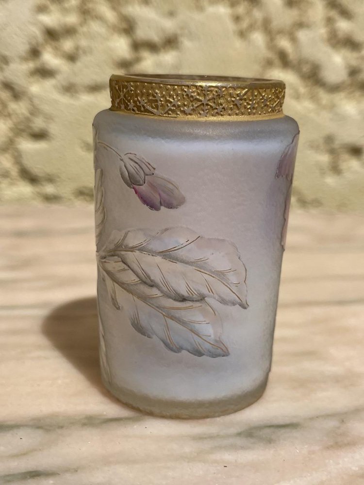 Daum Vase in Glass Paste for sale at Pamono