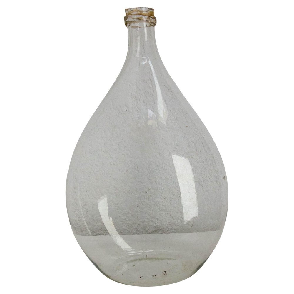 Antique Oval Lady Jeanne Glass Bottle, 1900s for sale at Pamono