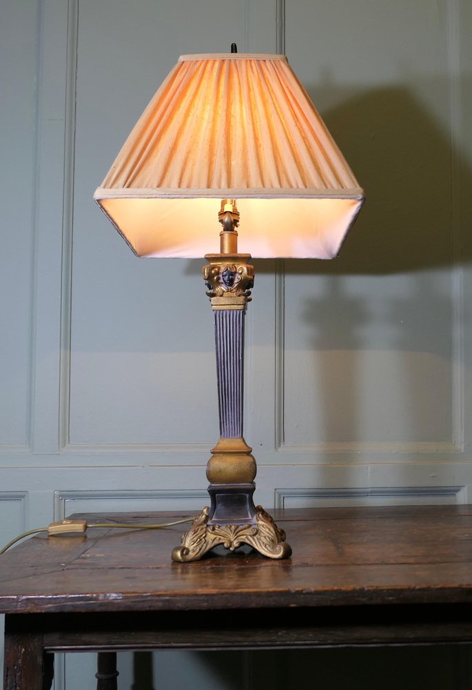 Vintage Gothic Style Table Lamp, 1960 for sale at Pamono