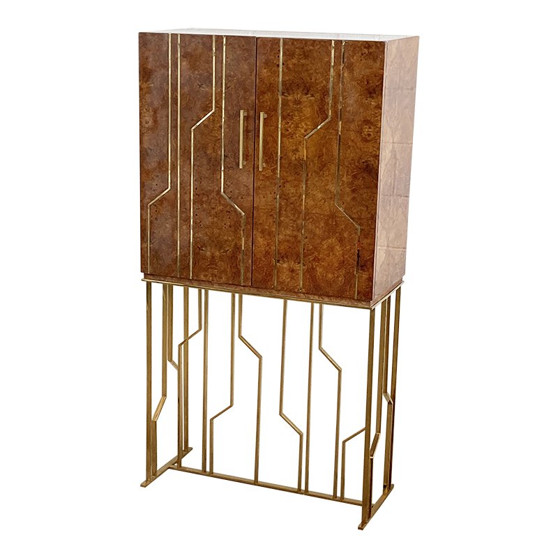 Briar Bar Cabinet, 1980s for sale at Pamono